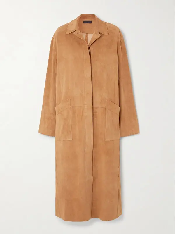 Stouls Corleone Suede Coat - Brown