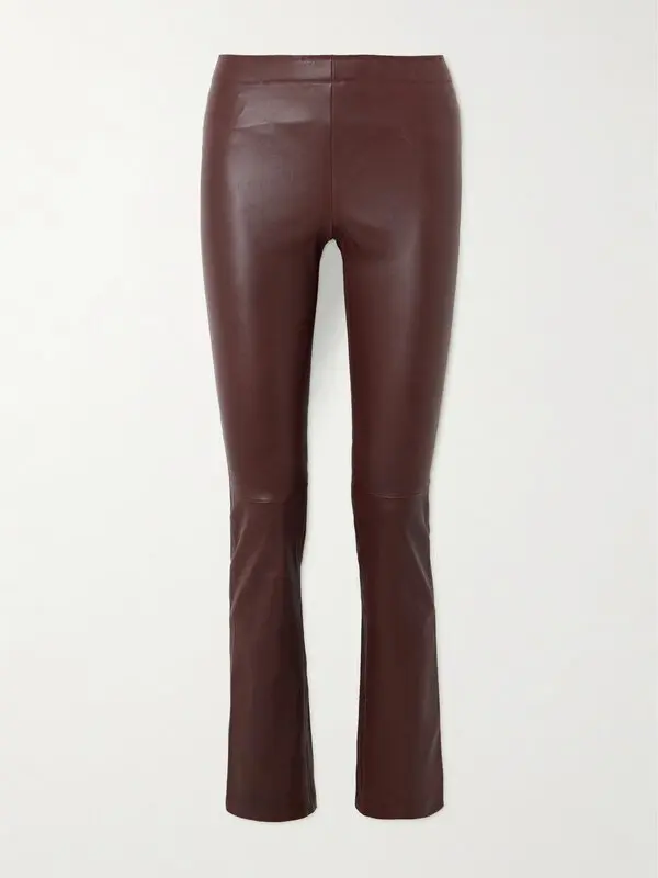 Stouls Jp Paneled Leather Flared Pants