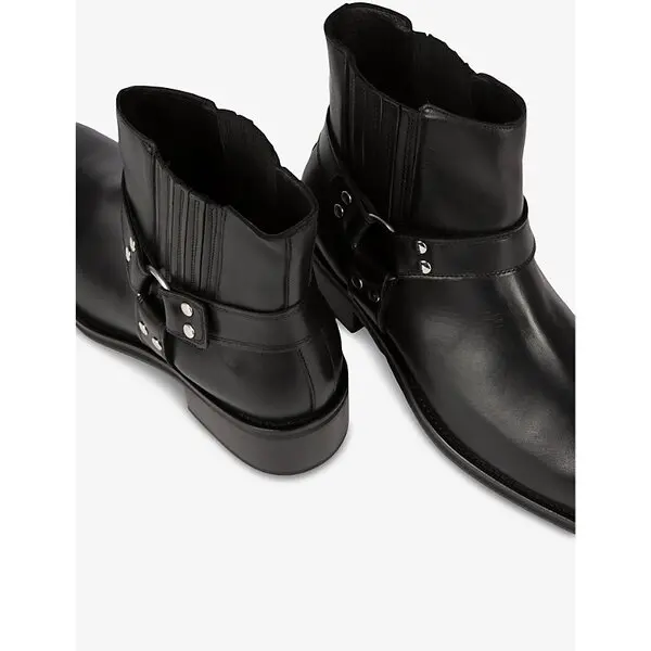 The Kooples Buckle-embellished Leather Ankle Boots