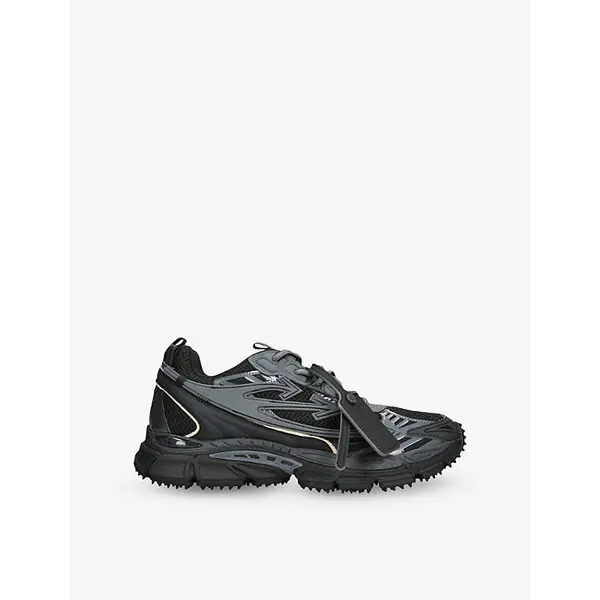 Off-White Mixed-textile Low-top Trainers - Black
