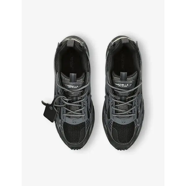 Off-White Mixed-textile Low-top Trainers - Black