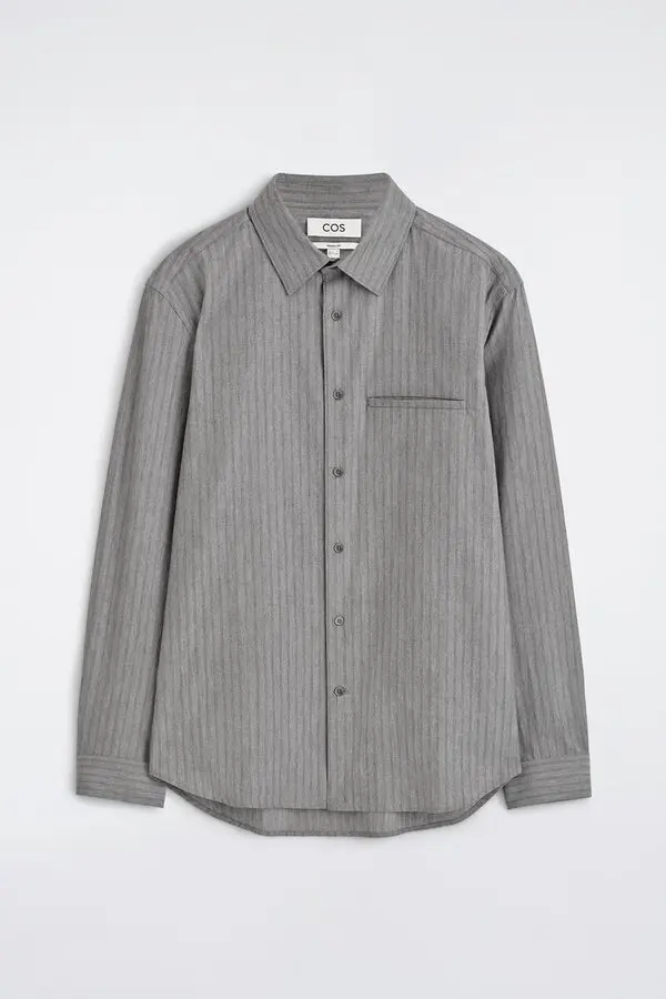 Cos Striped Cotton Shirt