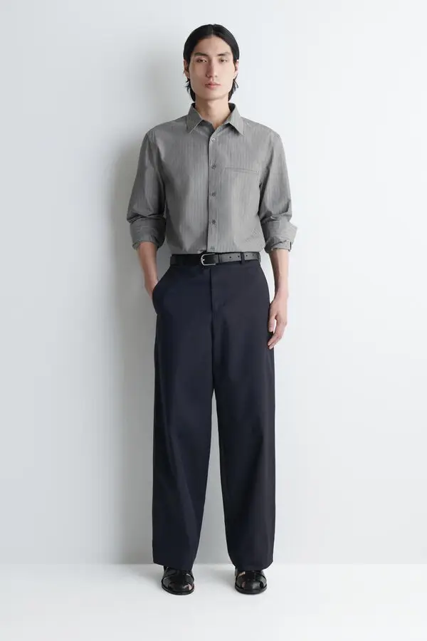Cos Striped Cotton Shirt