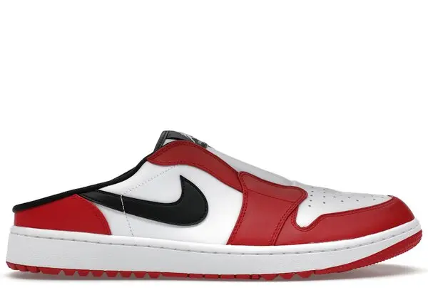JORDAN 1 Mule Golf Chicago - White/varsity Red/black