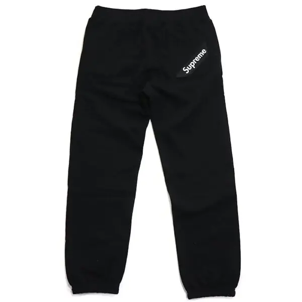 Supreme Corner Label Sweatpant - Black