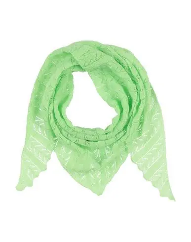 ALYSI Crème Scarf Lime Viscose, Polyester - Green