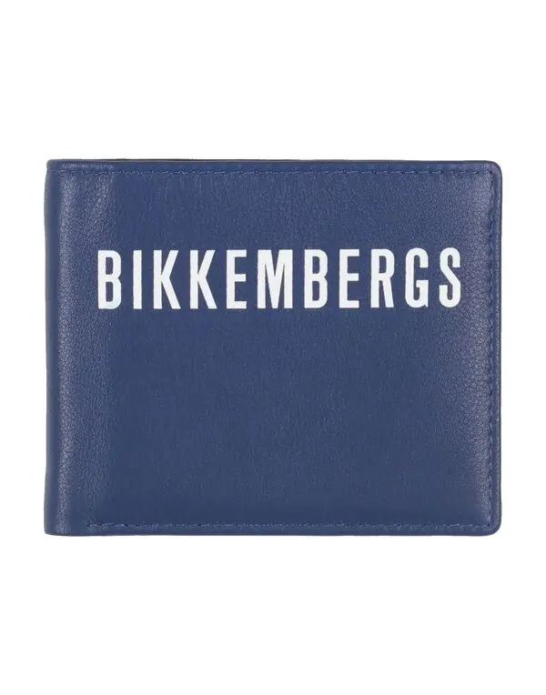 BIKKEMBERGS Wallet Calfskin - Blue