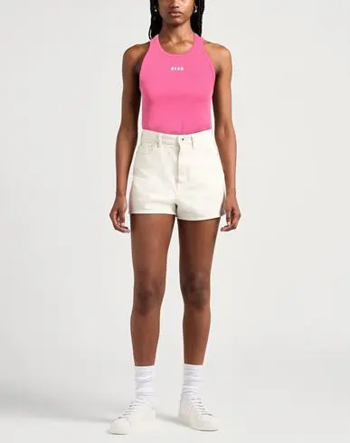 MSGM Tank Top Cotton, Elastane - Fuchsia