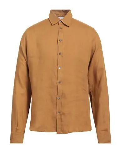 Alpha Studio Shirt Marigold Size Linen - Yellow