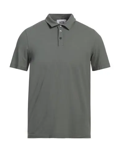 Alpha Studio Polo Shirt Size Cotton, Elastane - Green