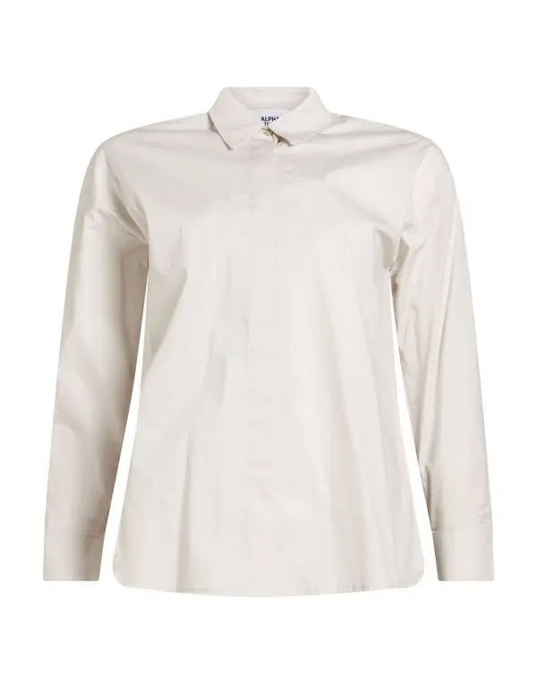 Alpha Studio Cotton Elastane Shirt