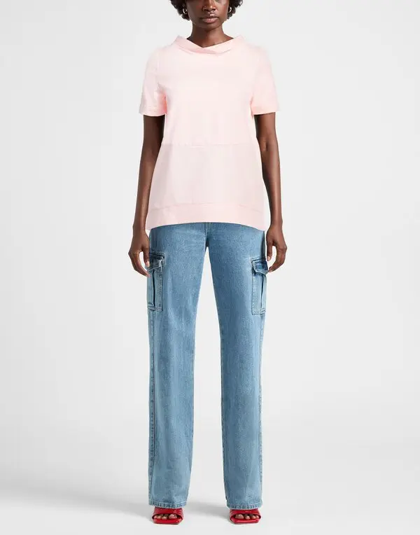 Alpha Studio Cotton Elastane T-shirt - Pink