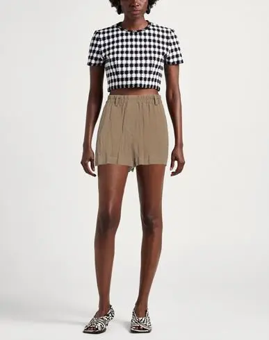 ALYSI Shorts & Bermuda Shorts Pastel Lyocell, Linen - Beige