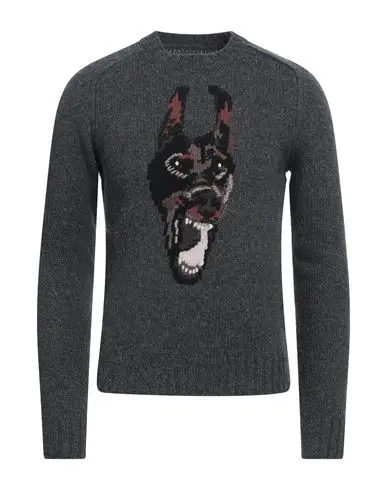 Zadig&Voltaire Merino Wool Sweater With Embroidered Dog Graphic