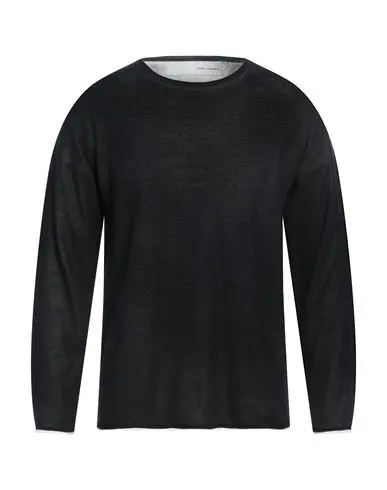 Isabel Benenato Cotton Crewneck Sweater - Black