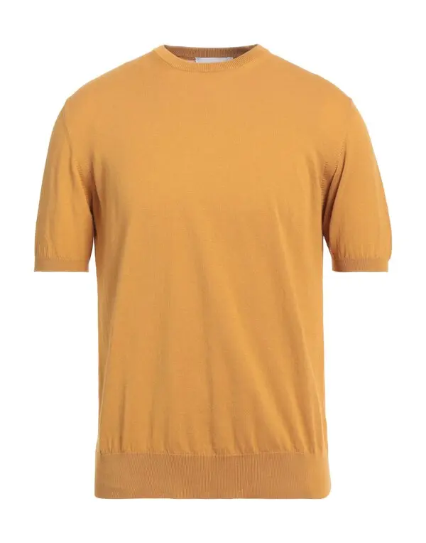 Alpha Studio Cotton Crewneck Sweater - Marigold