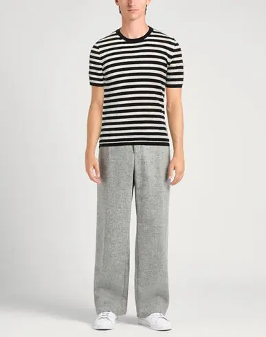 Alpha Studio Striped Knit Crewneck Top