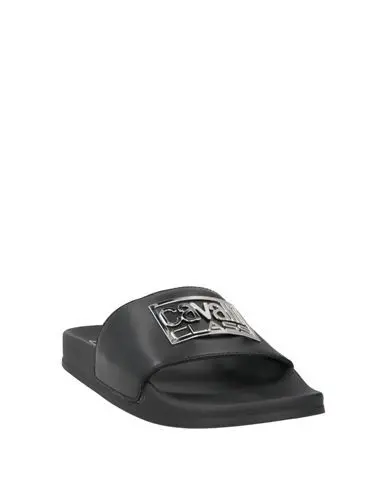 Roberto Cavalli Leather Slides