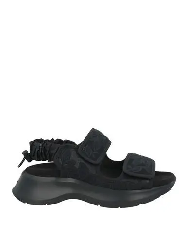 Hogan Textile Sandals - Black