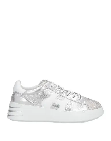 Hogan Leather Low-top Sneakers - Silver