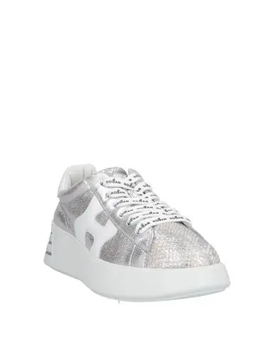 Hogan Leather Low-top Sneakers - Silver