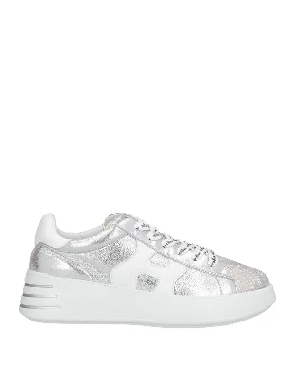 Hogan Leather Low-top Sneakers - Silver