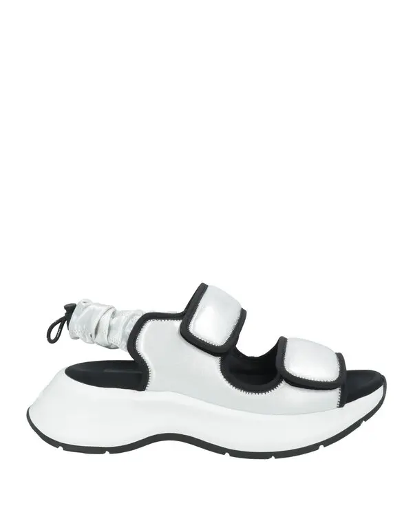 Hogan Textile Fibers Sandals - White