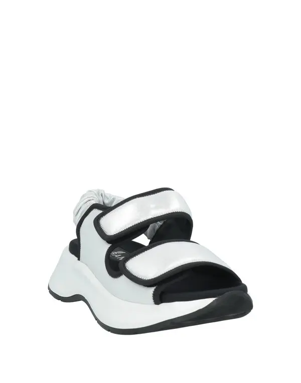 Hogan Textile Fibers Sandals - White