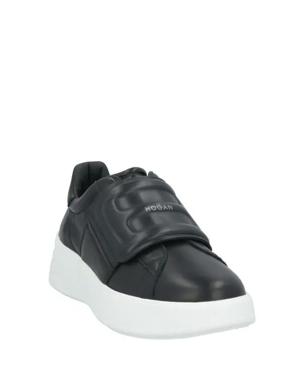 Hogan Leather Chunky Sneakers - Black