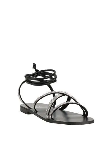 Liu Jo Embellished Textile Fiber Sandals With Tie Fastening