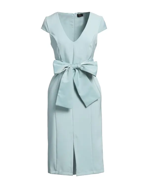 princess polly baby blue dress One Shoulder Short Sleeve Asymmetrical Midi Bodycon Dress main image 1