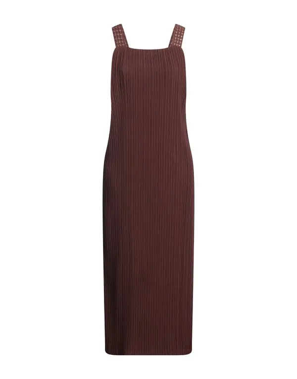 ALYSI Maxi Pleated Crepe Dress