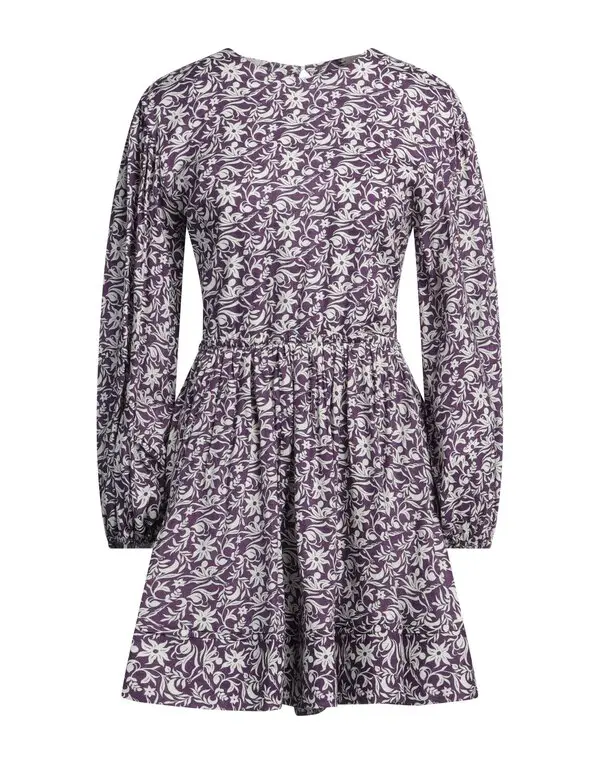 Maje Mini Floral-print Flared Dress