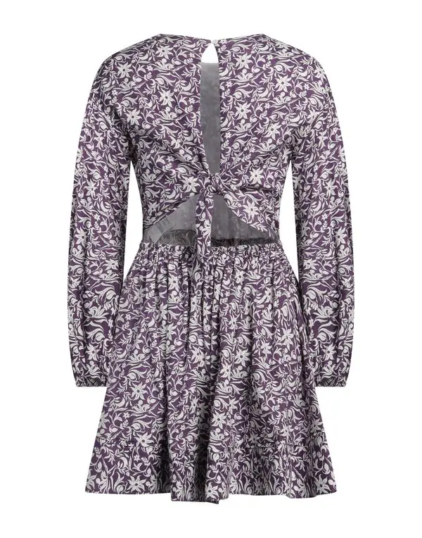 Maje Mini Floral-print Flared Dress