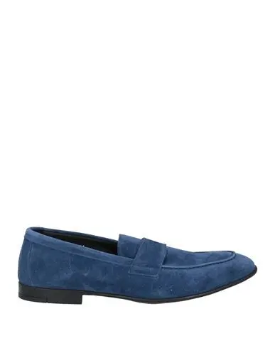 DOUCAL'S Suede Penny Loafers - Blue