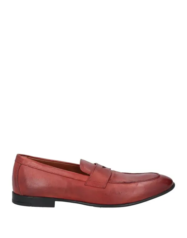 DOUCAL'S Penny Loafers - Red
