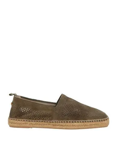 CastaÑer Leather Espadrilles - Green