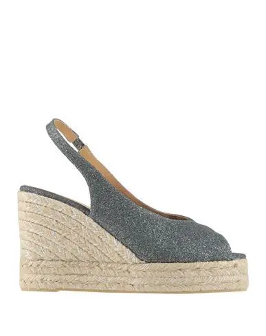 CastaÑer Espadrille Wedge Sandals - Grey