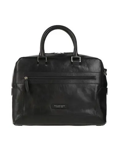 THE BRIDGE Cow Leather Handbag - Black