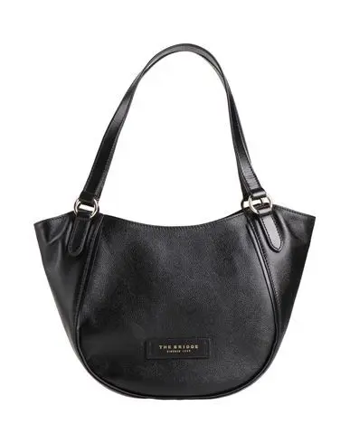 THE BRIDGE Cow Leather Handbag - Black