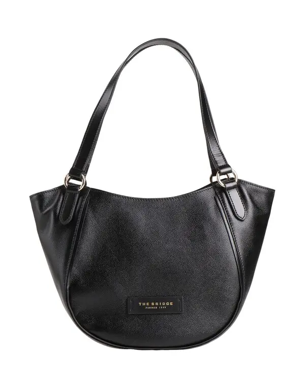 THE BRIDGE Cow Leather Handbag - Black