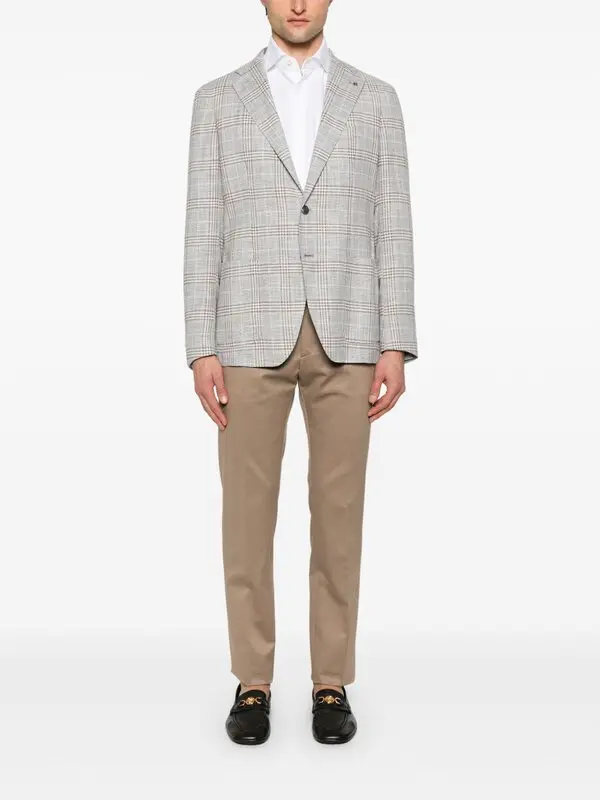 Tagliatore Checked Blazer - Blue