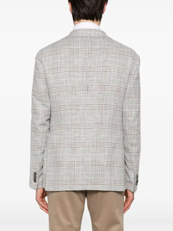 Tagliatore Checked Blazer - Blue