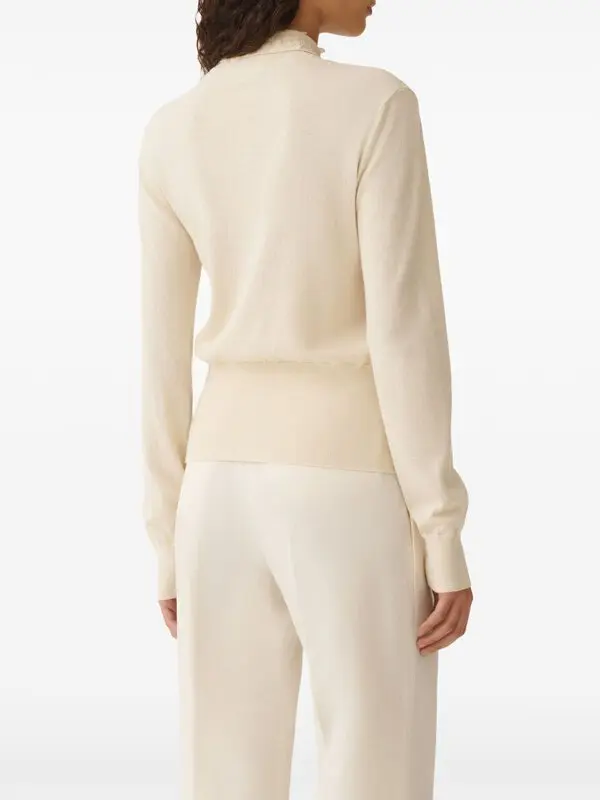 Fabiana Filippi Fine-knit Polo Top