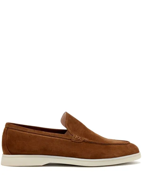 FORSA Suede Loafers - Brown
