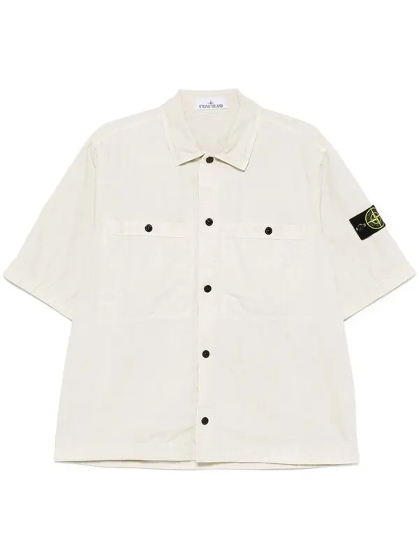 Stone Island Detachable-badge Shirt