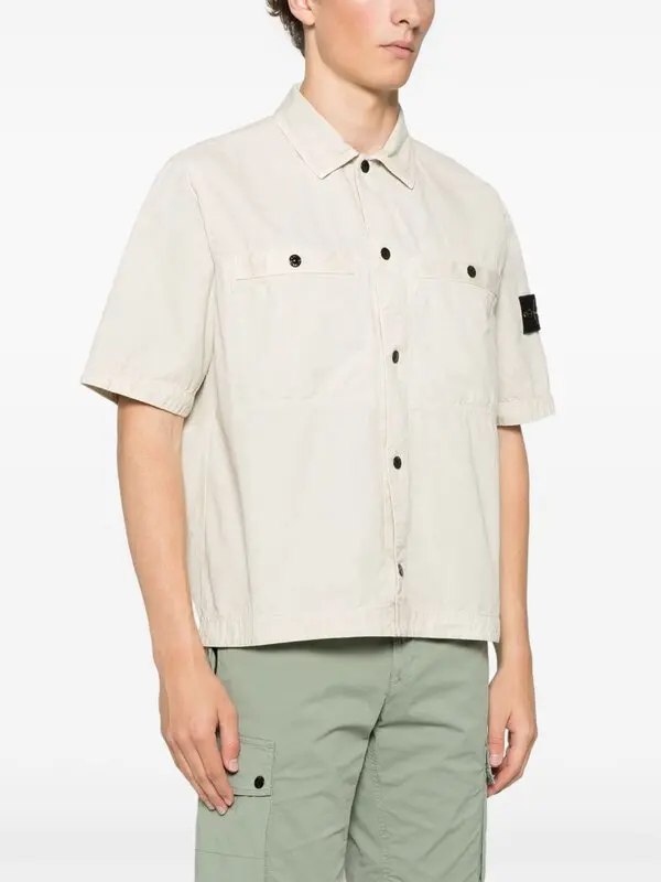 Stone Island Detachable-badge Shirt