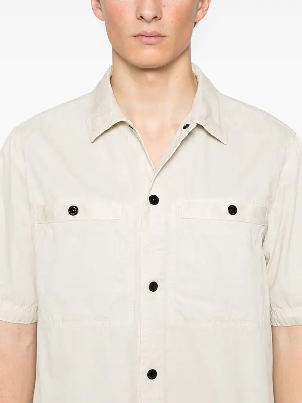 Stone Island Detachable-badge Shirt