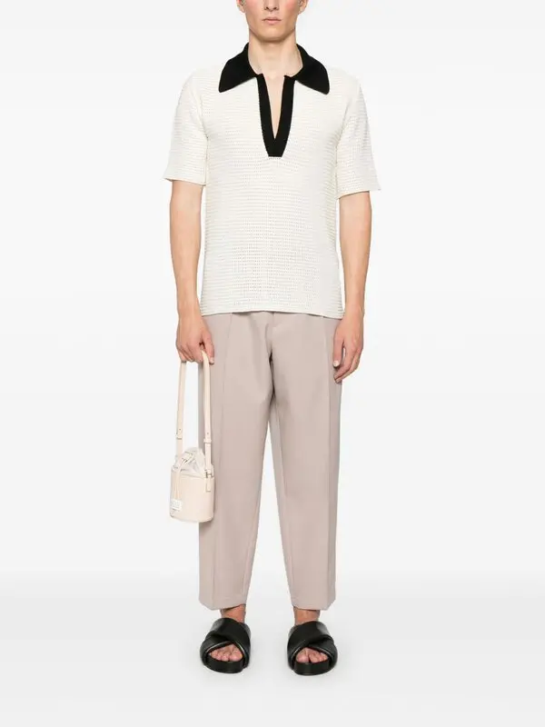 JIL SANDER Knitted Polo Shirt