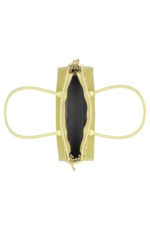 Jeffrey Campbell Pesky Leather Shoulder Bag - Yellow Canvas